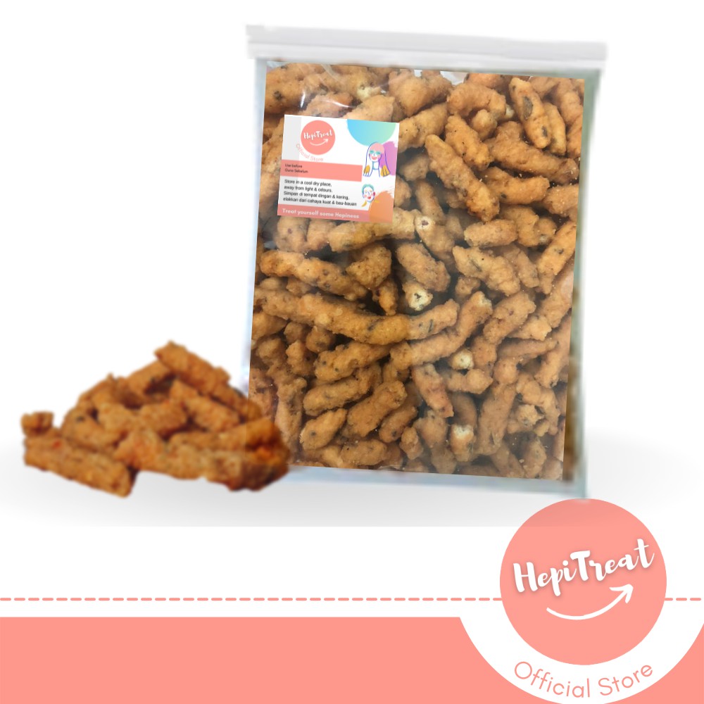 Aneka Kerepek Kacang Putih Muruku Pagoda Dhall Titbits / Snack - 500g ...
