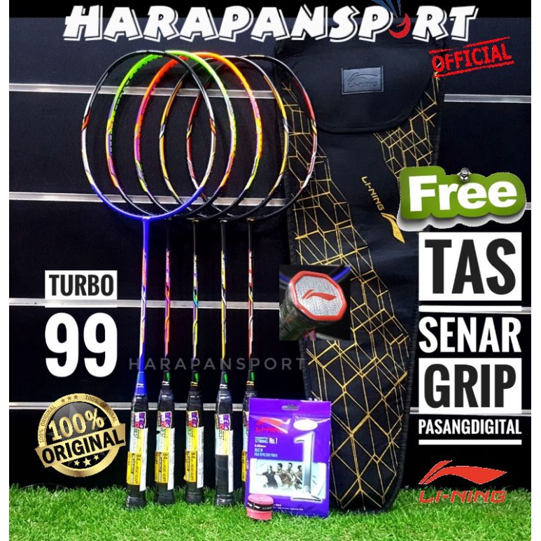Original LINING TURBO 99 BADMINTON Racket | Shopee Malaysia