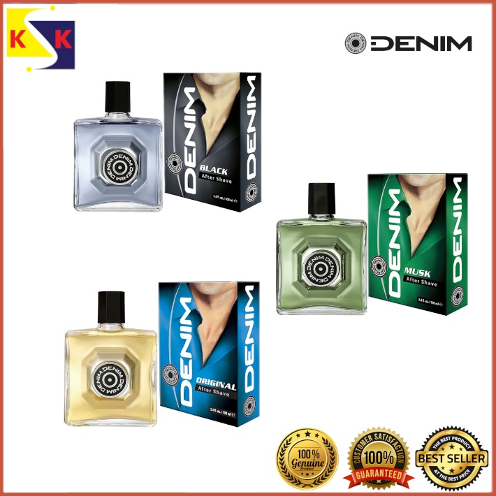 DENIM AFTER SHAVE LOTION 100 ML (ORIGINAL/MUSK/BLACK) | Shopee Malaysia