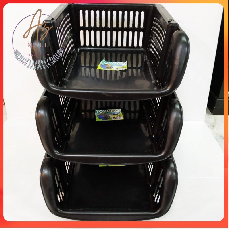 Stackable Basket TOYOGO 7404 / Layer Basket Kitchen Storage Rak Tray ...