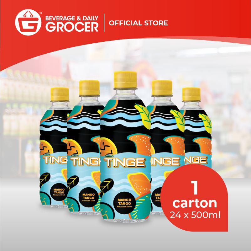Spritzer Tinge Flavoured Drink - Mango Tango 24 x 500ml (24 Bottles) 1 ...