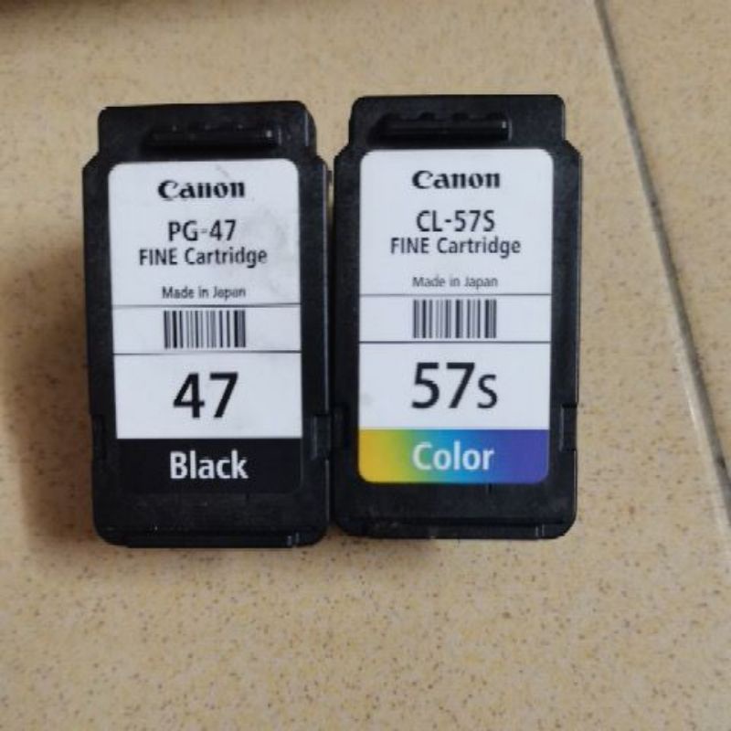 Original Empty Canon Cartridge PG-47/CL-57s/CL-57{EMPTY!EMPTY!EMPTY ...