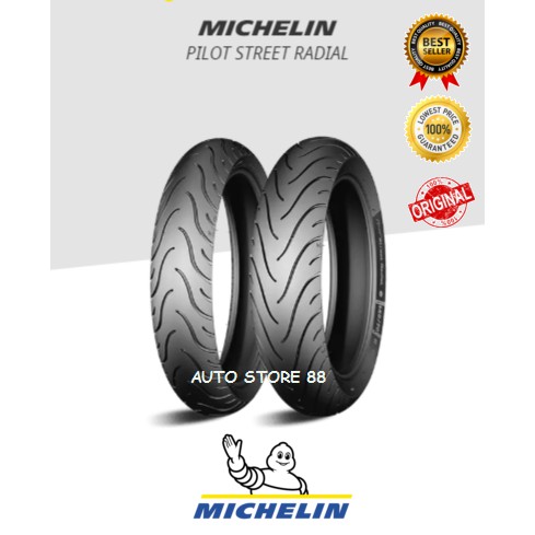 Michelin Pilot Street Radial Tyre 180/55-17 tayar tahun 2023 Mase in ...