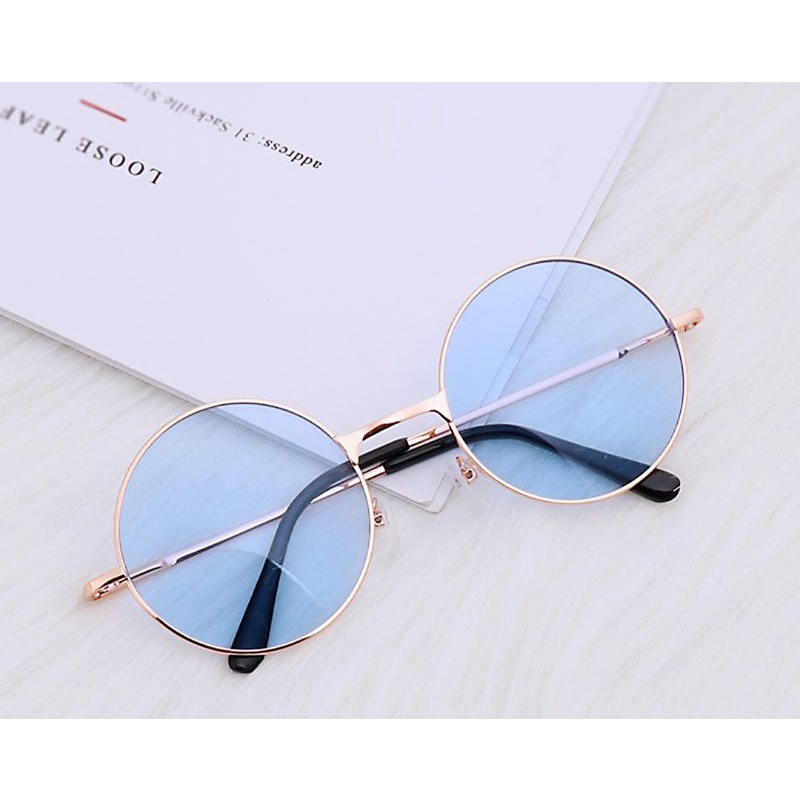 🔥Ready Stock🎉🇲🇾 Classic Round Metal Colorful EyeGlasses😎Cermin Mata ...