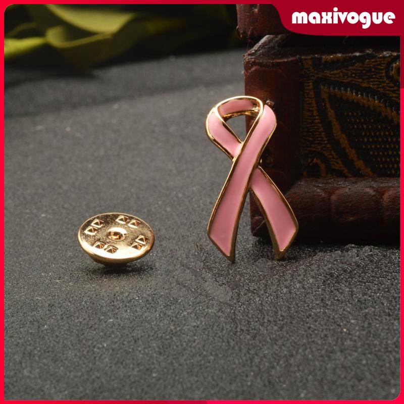 Breast Cancer Awareness Charity Ribbon Women Jewelry Pins | Shopee Malaysia