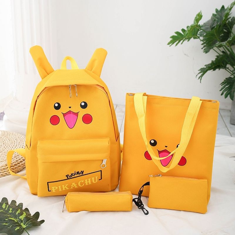 Pikachu bag male and female primary school students 2-6 grade Korean ...