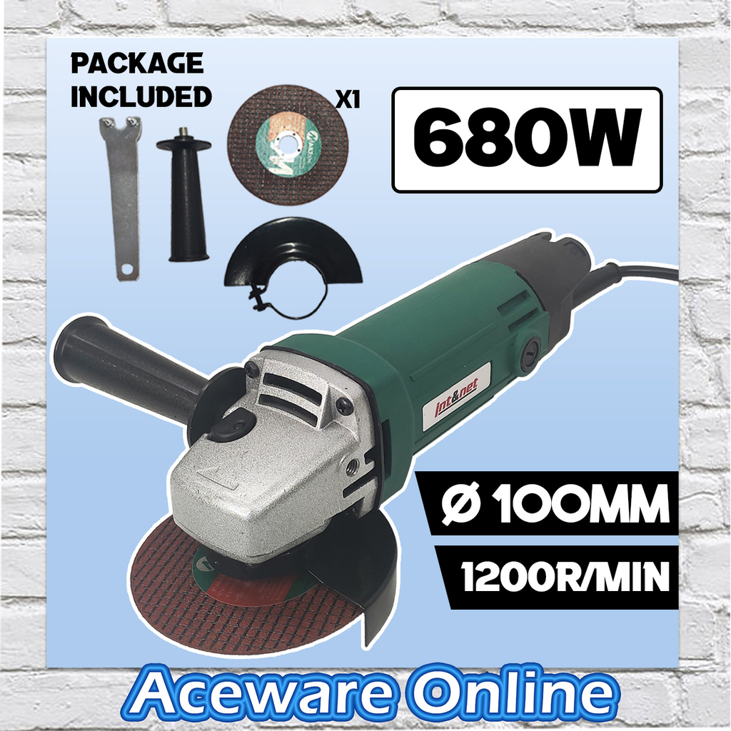 TNT-060 680W Angle Grinder Potong Besi Canai Grinder Polisher Grinding ...