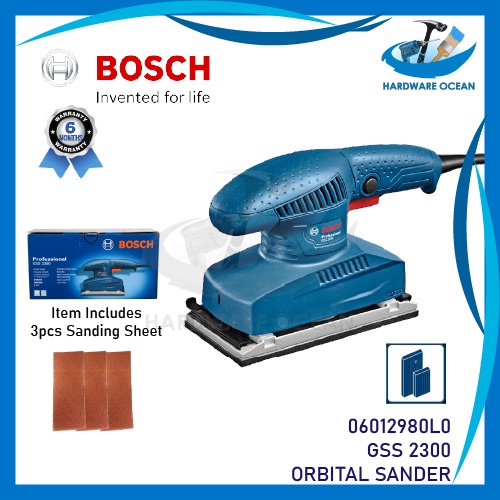 Bosch GSS 2300 Orbital Sander Professional 190W Sanding Machine Sand ...