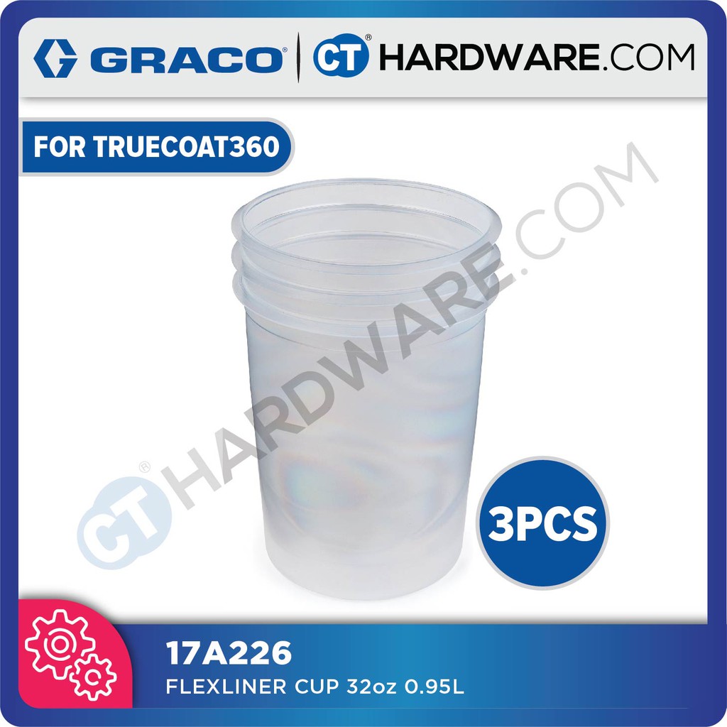 GRACO 17A226 FLEXLINER CUP 32oz 0.95L FOR TRUECOAT 360 | TRUECOAT PRO ...