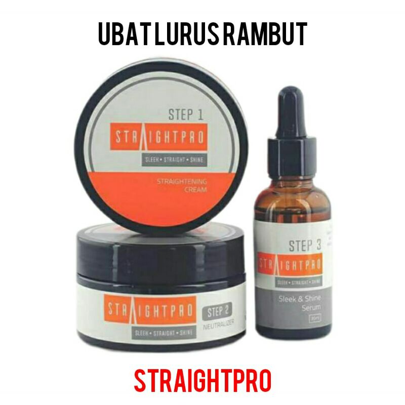 Straightpro krim pelurus rambut straightener hair ubat lurus rambut ...