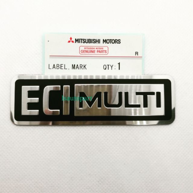 ORIGINAL MITSUBISHI ECI MULTI EMBLEM | Shopee Malaysia