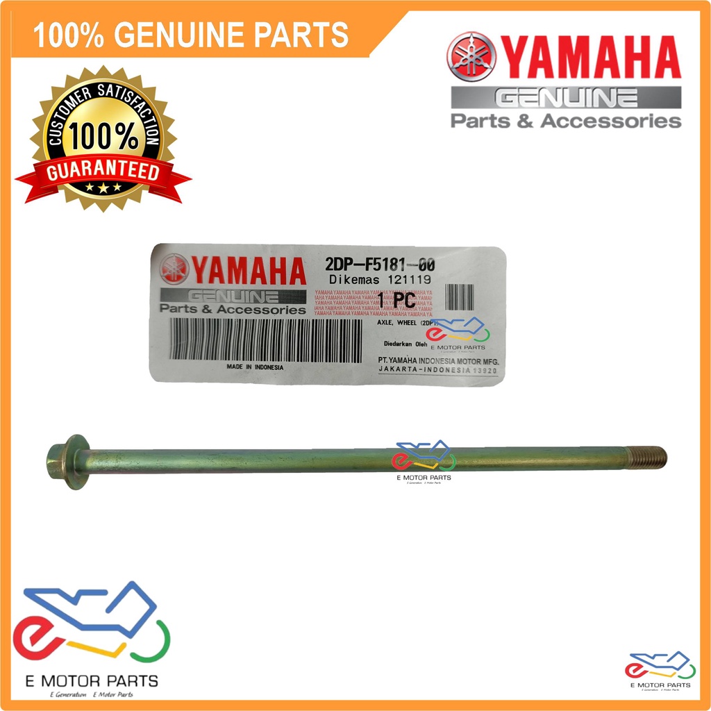 NMAX AXLE WHEEL AXLE FRONT TYRE SHAFT RODA DEPAN [100% ORIGINAL YAMAHA ...