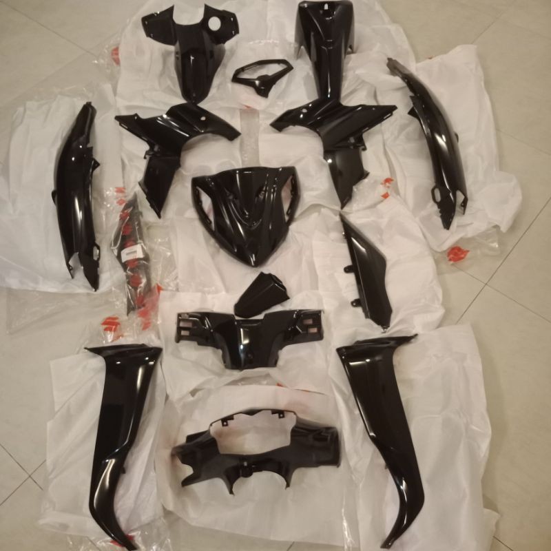 Suzuki Shogun RR 125 Coverset Full Black | Shopee Malaysia