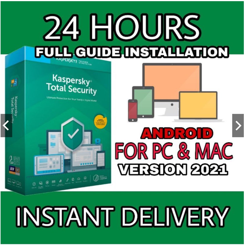 KASPERSKY INTERNET SECURITY/TOTAL SECURITY ANTIVIRUS 2021 1/2/3Years ...