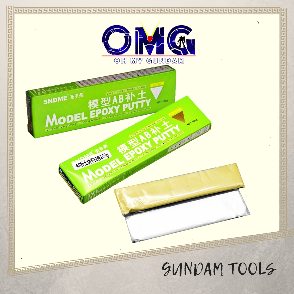 Tool SNDME Model AB Epoxy Putty Quick Type White Epoxy Putty Gray AB ...