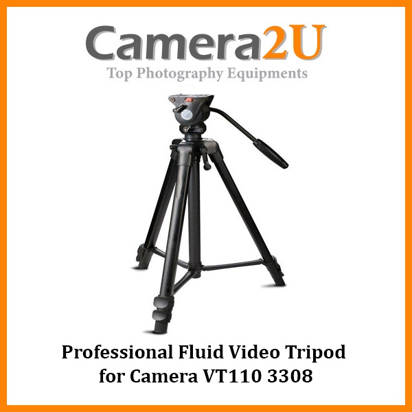 Professional Fluid Video Tripod For Camera VT110 / Red Buffalo VT180 ...