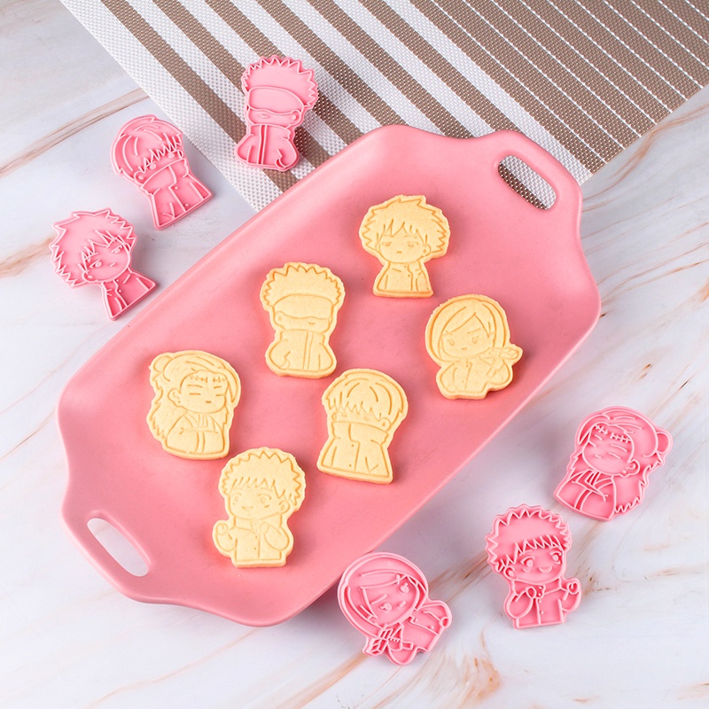 6pcs/set Jump Comics biscuit mold Cartoon animation Cookie Cutter Mold ...