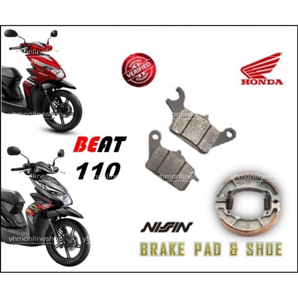 Honda Beat Disc Brake Pads & Brake Shoe Scooter | Shopee Malaysia