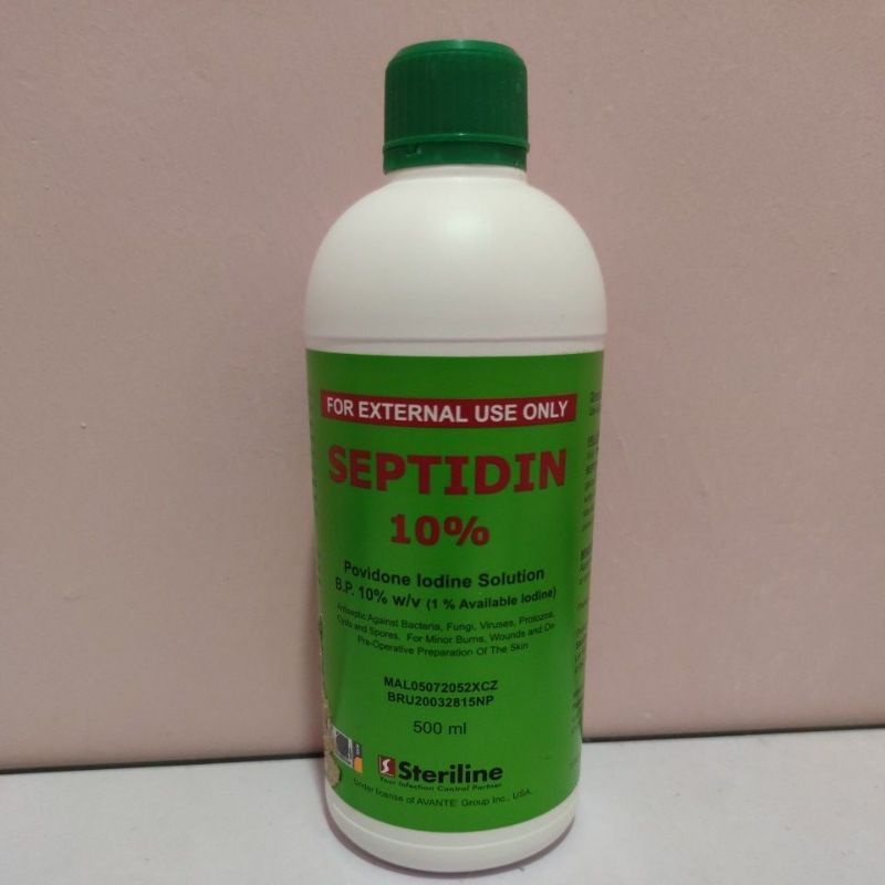 Septidin 10 %/ Iodine 500ML | Shopee Malaysia