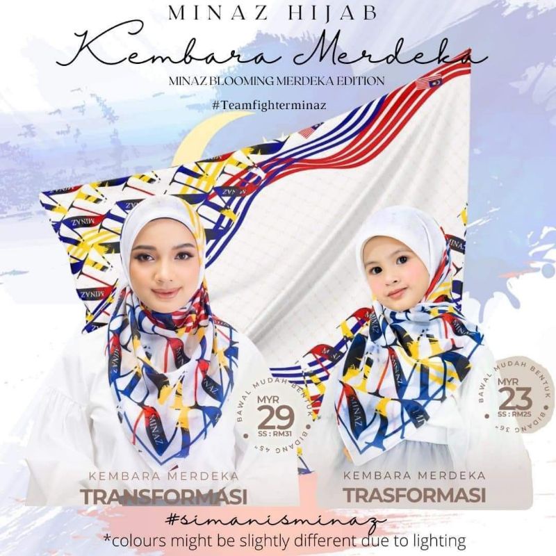 TUDUNG MERDEKA MINAZ KEMBARA MERDEKA | Shopee Malaysia