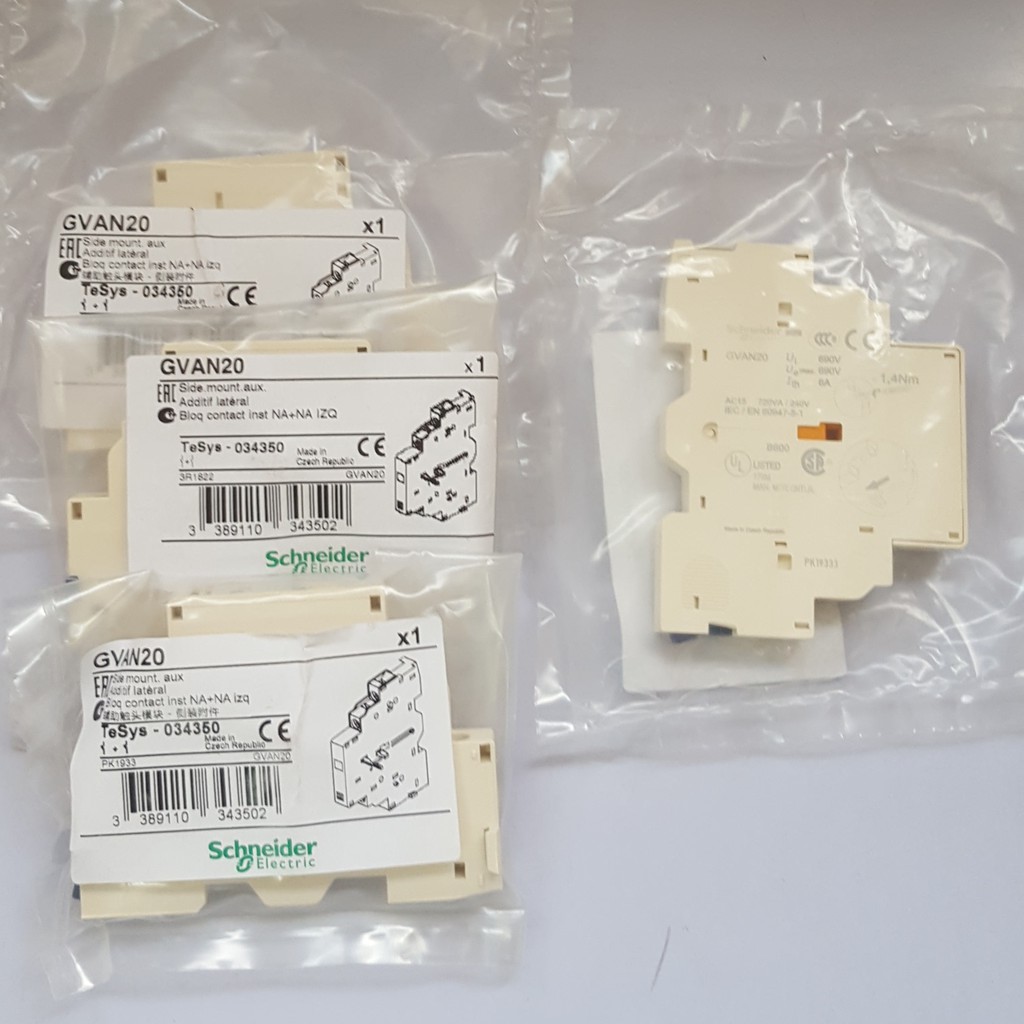 SCHNEIDER Accessories for GV2 Motor breaker GVAE11 GVAN11 GVAN20 ...