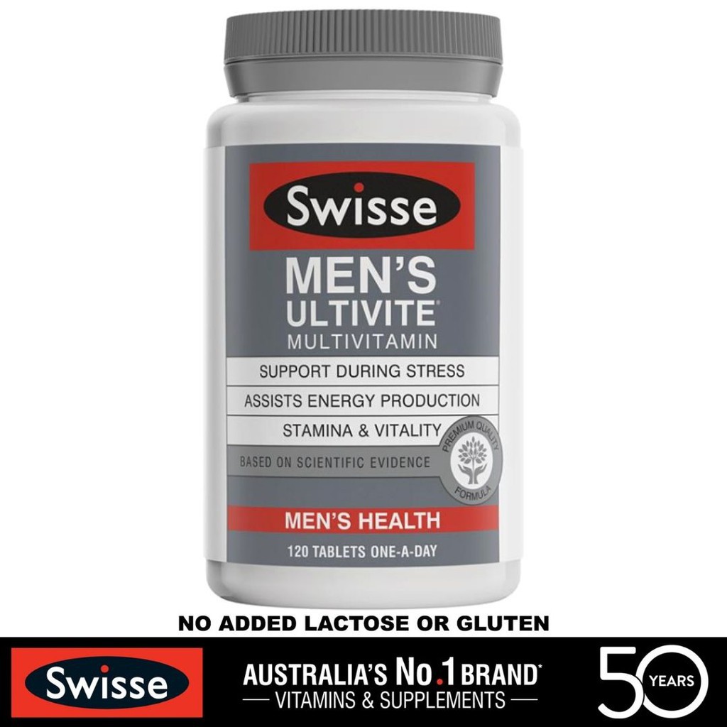 SWISSE Men's Ultivite Multivitamin (120 tablets) | Shopee Malaysia