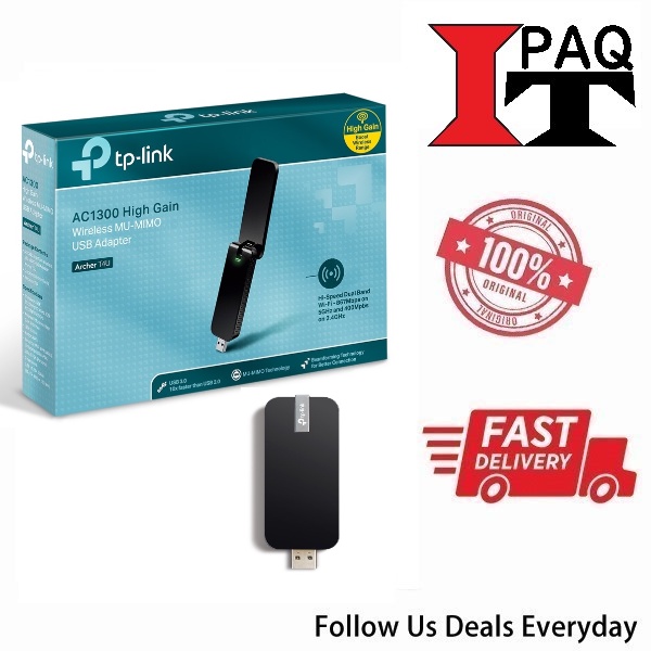 TP Link ARCHER T4U AC1300 Wireless Dual Band USB Adapter | Shopee Malaysia