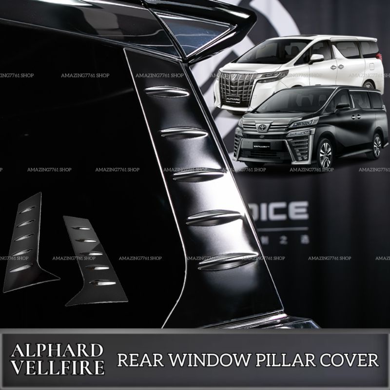 AMAZING TOYOTA ALPHARD VELLFIRE AGH30 ANH30 2015-2022 REAR WINDOW ...