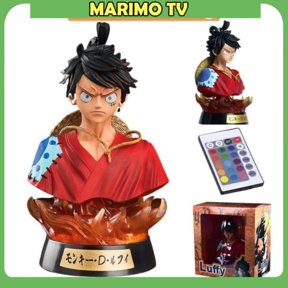 Straw Hat Luffy Bust Model 16cm High With Led Light REB - One Piece ...