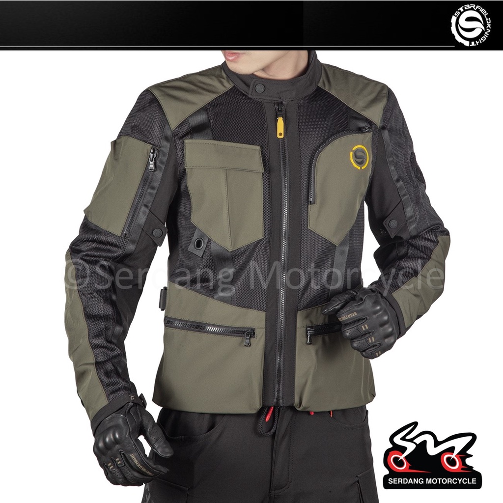 Star Field Knight SKJ826 Riding Jacket Protective Pads Jacket Motor ...