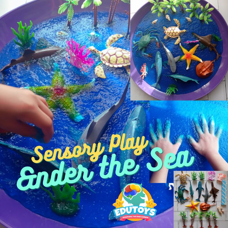 Sensory Play - Under The Sea Theme - Tray Set / DIY Messy Play | Shopee ...