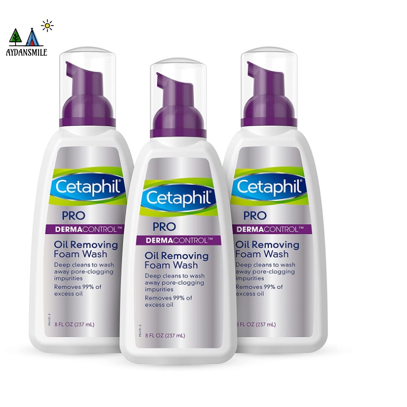 Cetaphil PRO DermaControl Oil Removing Foam Wash 8 oz / 237ml | Shopee ...