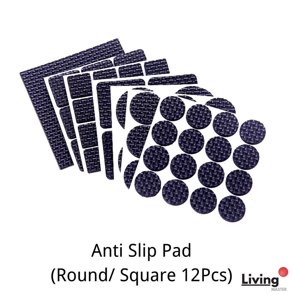 12 Pcs Anti Slip Non Slip Rubber for Furniture Chair Table Self ...