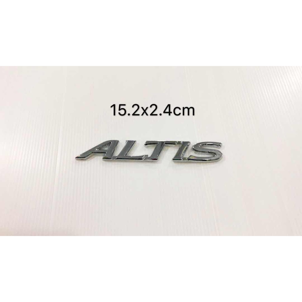TOYOTA ALTIS EMBLEM LOGO TOYOTA ALTIS | Shopee Malaysia