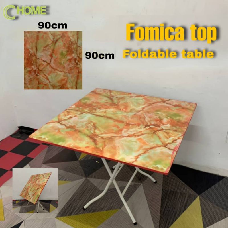 C HOME FURNITURE- MEJA LIPAT,WOODEN TABLE FORMICA,2X2/2X3/3X3 AND MEJA ...