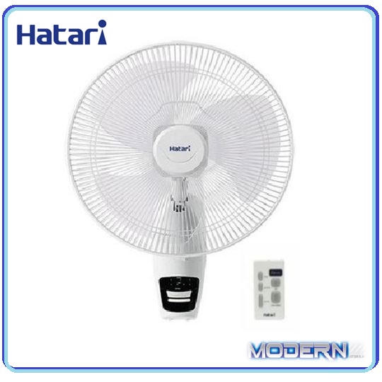 HATARI 18" COMMERCIAL WALL FAN REMOTE HT-W18R1W | Shopee Malaysia