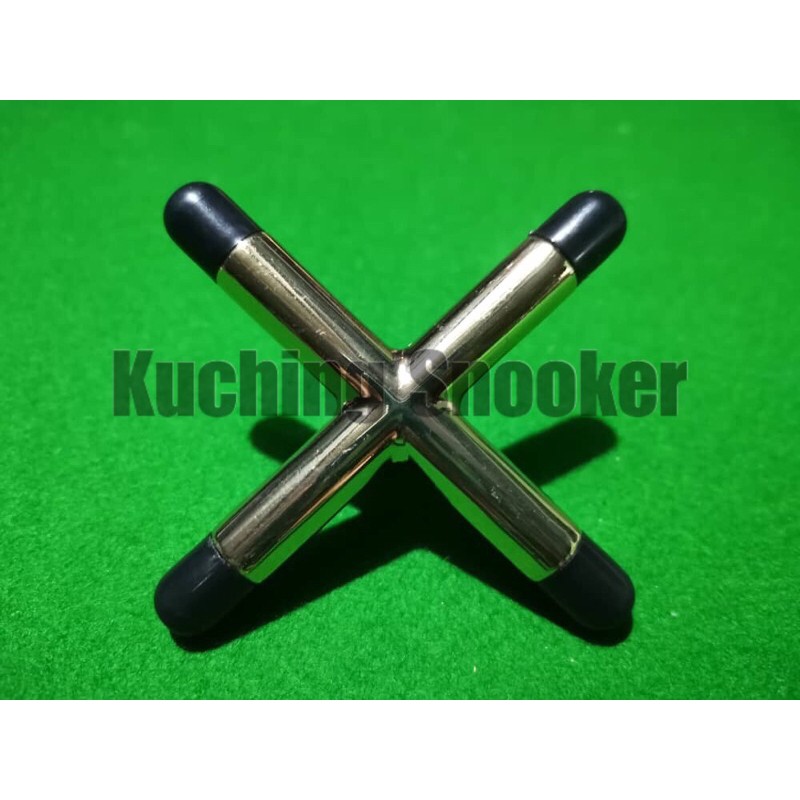 (READY STOCK) Cross X Rest Snooker/Billiard Stick Head with Rubber ...