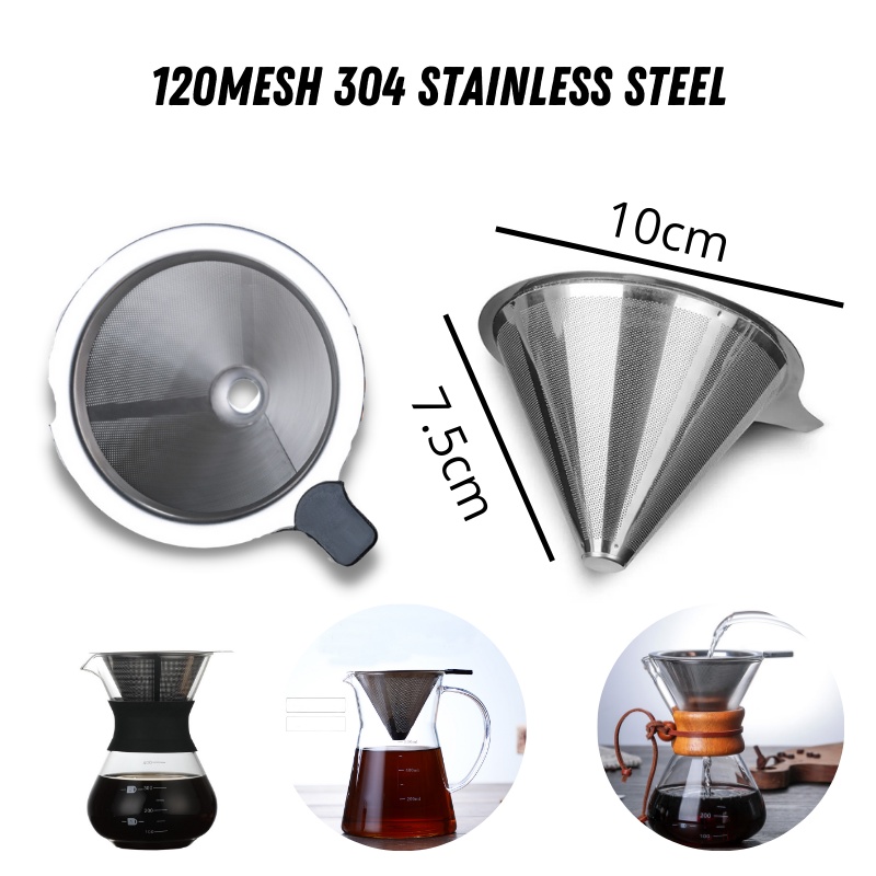 [Ready Stock] 400ml Hand pour over Glass coffee pot Coffee sharing pot ...