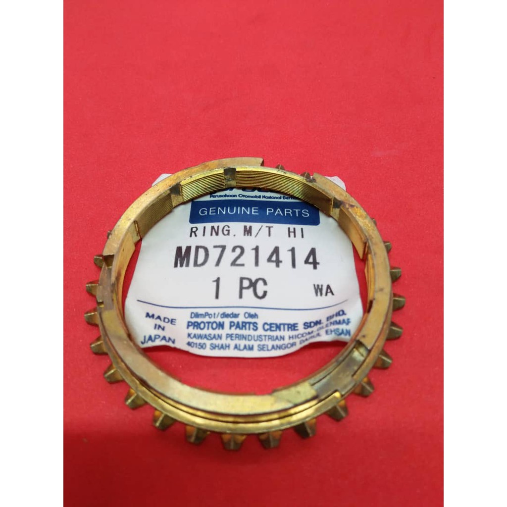 PROTON SAGA ISWARA MITSUBISHI LANCER MIRAGE MANUAL GEARBOX HIGH SPEED SYNCHRONIZER RING MD721414 ...