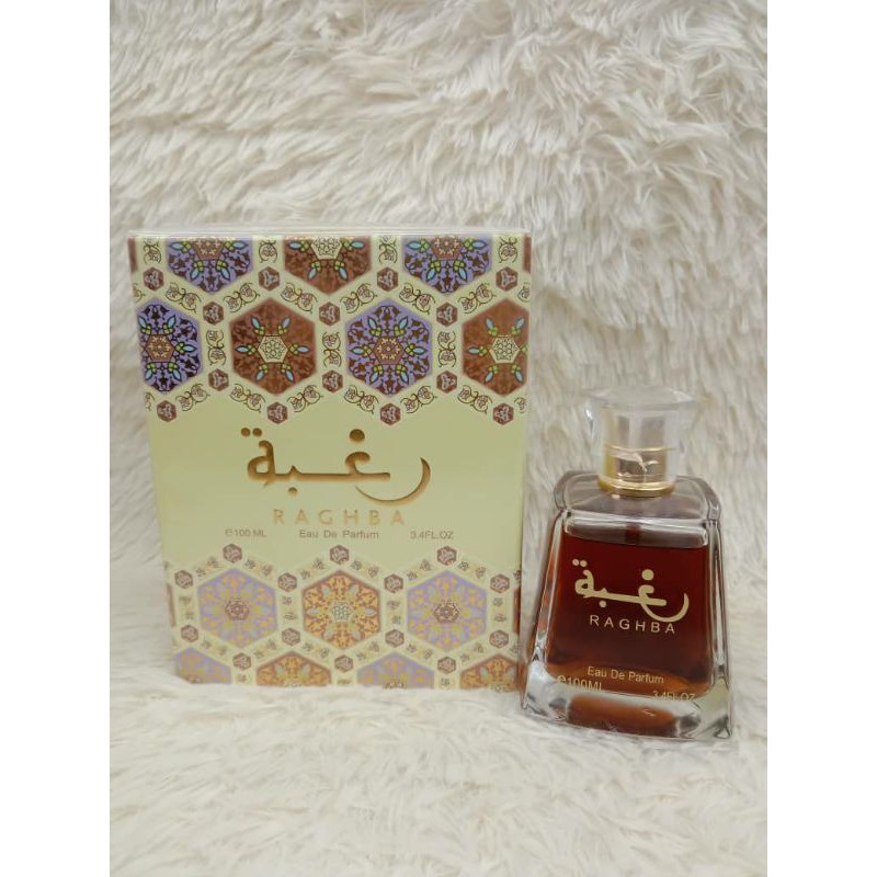 RAGHBA - ORIGINAL ARABIC PERFUME EDP BY LATTAFA DUBAI FOR UNISEX SWEET ...