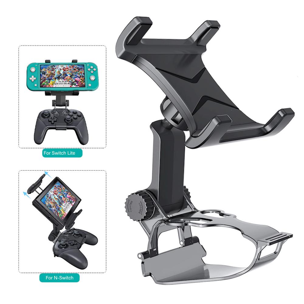 Switch Pro Controller Clip Mount Holder Pro Controller Adjustable Clamp Handle Rotate Bracket ...