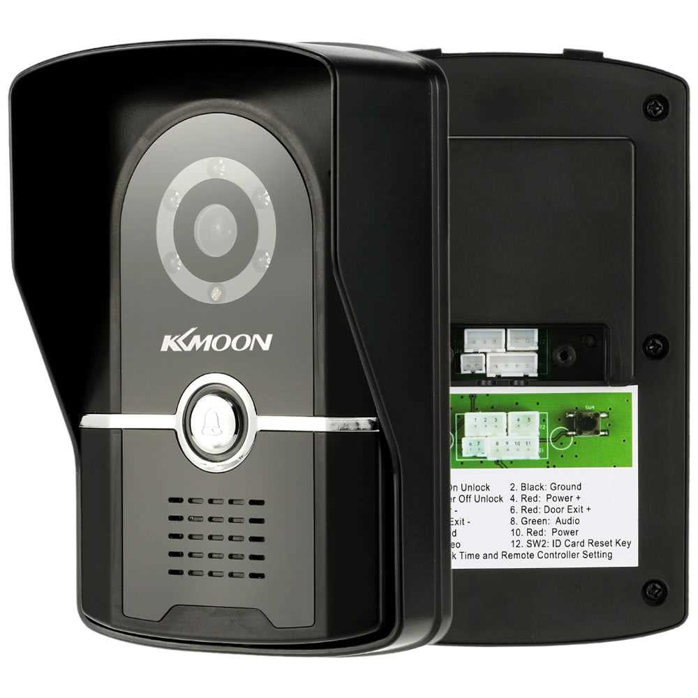 Wired Video Door Phone System Visual Intercom Doorbell Indoor Monitor ...