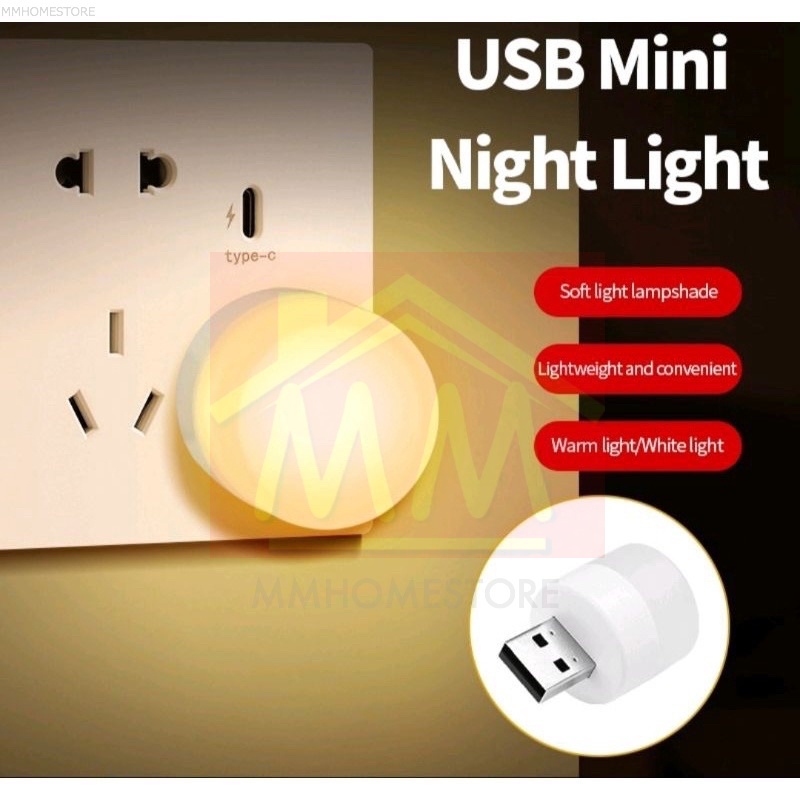 🔥New🔥Portable Mini Usb LED Light Soft Light Eye Protection Computer Mobile Charging Power Mini ...