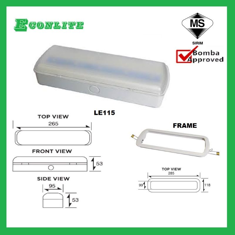 ECONLITE LE115 EMERGENCY LIGHT | Shopee Malaysia