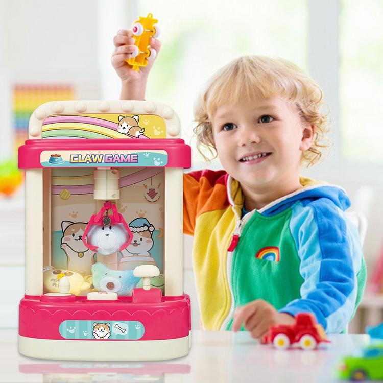 WJ1004 Kids Doll/Candy Crane Claw Game Machine Toy Catching Game 迷你夹娃娃机 ...