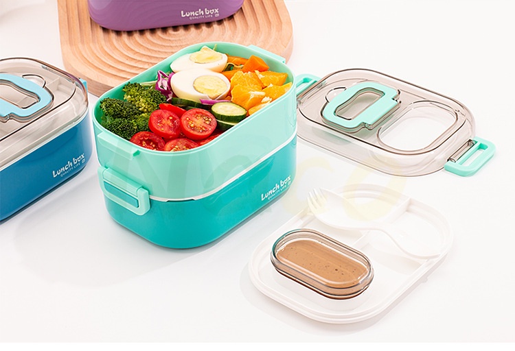 Lunch Box Set Bekas Makanan Microwaveable Microwave safe Bento Food ...