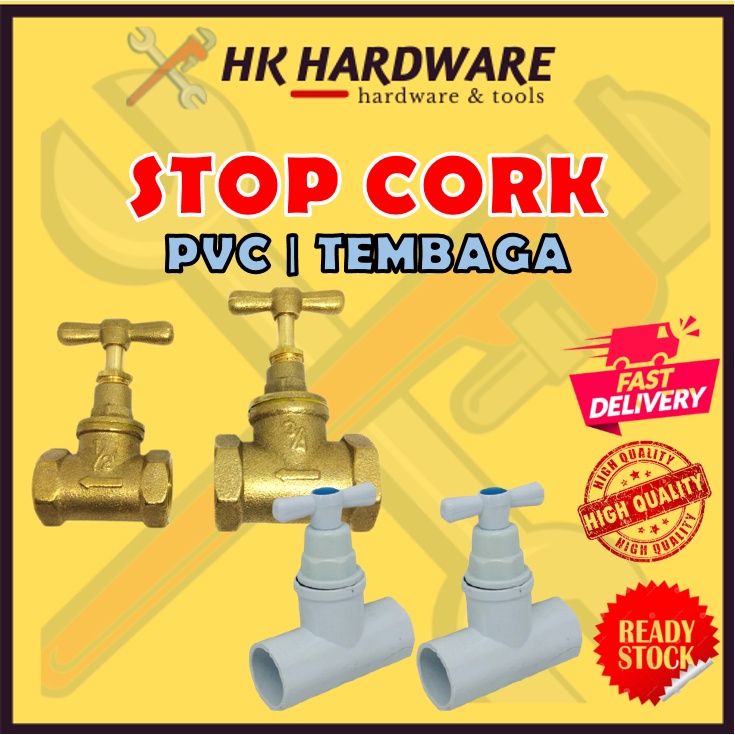 CITY Brass Stop Cock Pili Penutup Tembaga 15mm 1/2 inch 20mm 3/4 inch ...
