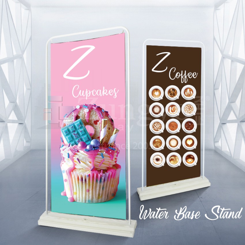 Banner Stand Outdoor Water Base Standee | Shopee Malaysia