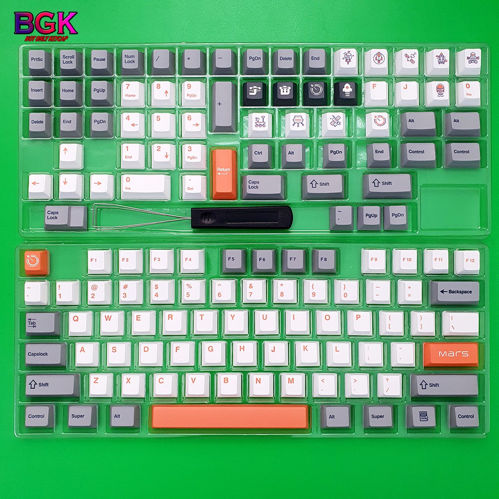 Cherry PBT MARS Keycap Set 139 Cherry Profile Thick PBT Button For Many ...