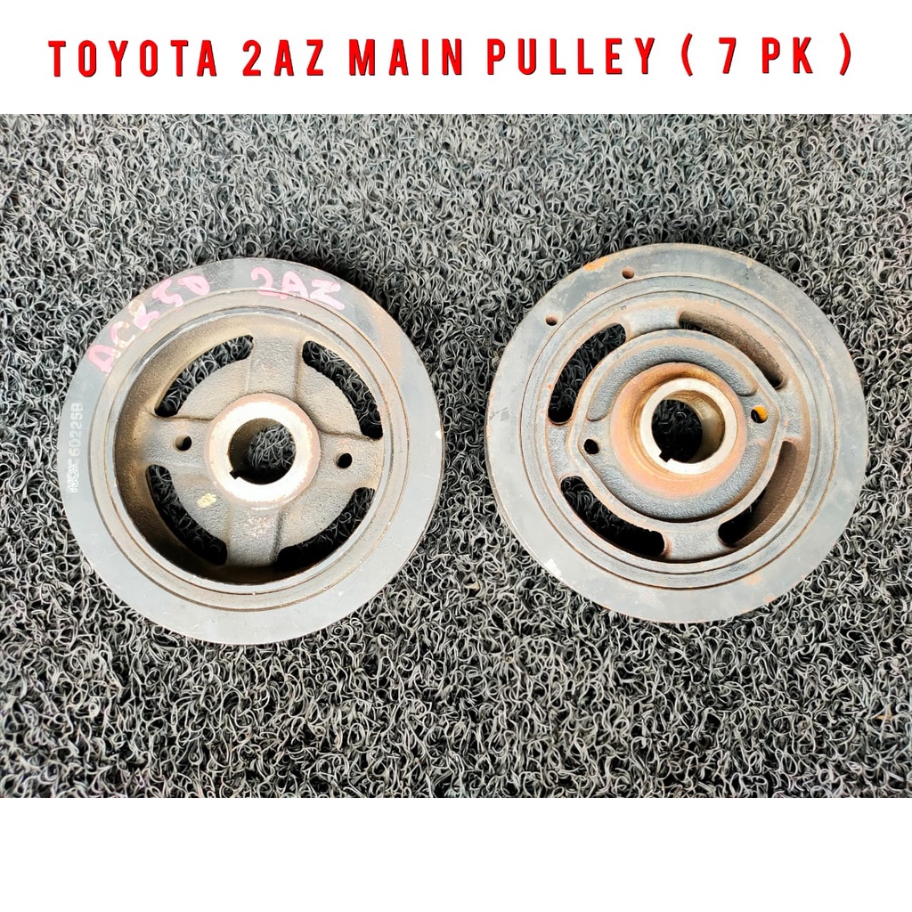 🇯🇵🇯🇵 Toyota 2AZ Crankshaft Main Pulley For : Alphard ANH10 Vellfire ...